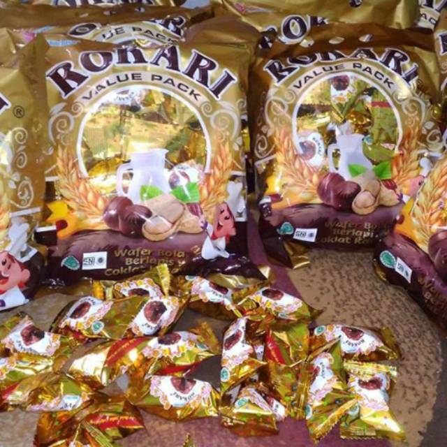 Jual ROKARI INKUBISC TERMURAHH. 1 Bag isi 50 pcs coklat | Shopee Indonesia
