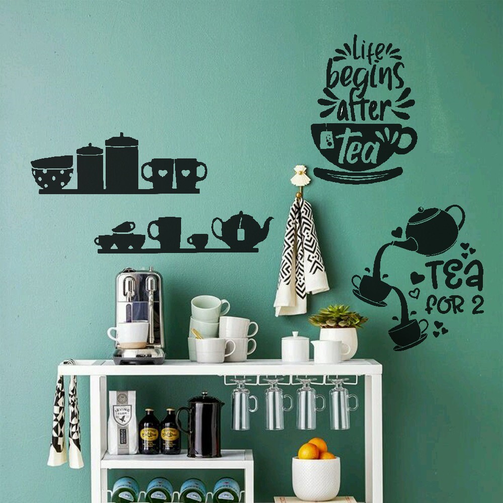 Jual Wall Sticker Tea Quotes Stiker Dinding Teh | Shopee Indonesia
