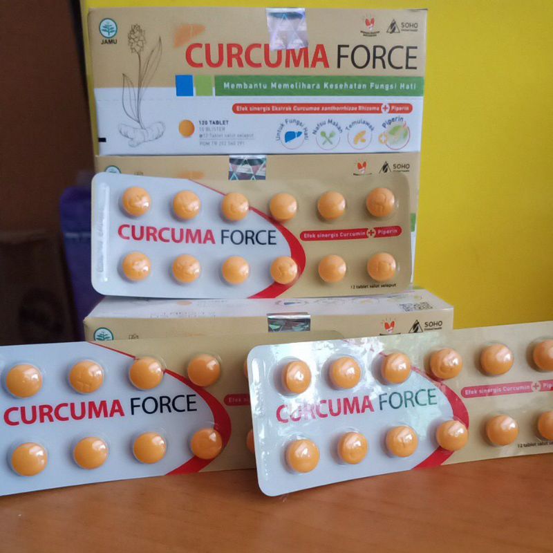 Jual Curcuma Force Strip 10 Tablet | Shopee Indonesia