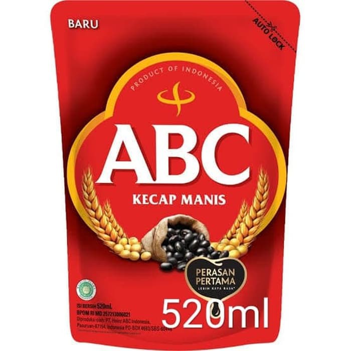 Jual Isi 520 ml Kecap manis ABC kemasan pouch auto lock | Shopee Indonesia