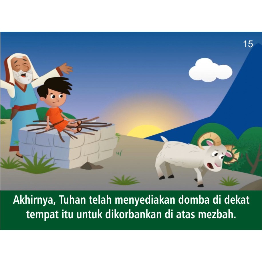 Jual UJIAN BAPAK ABRAHAM - seri buku komik cerita alkitab anak kristen ...