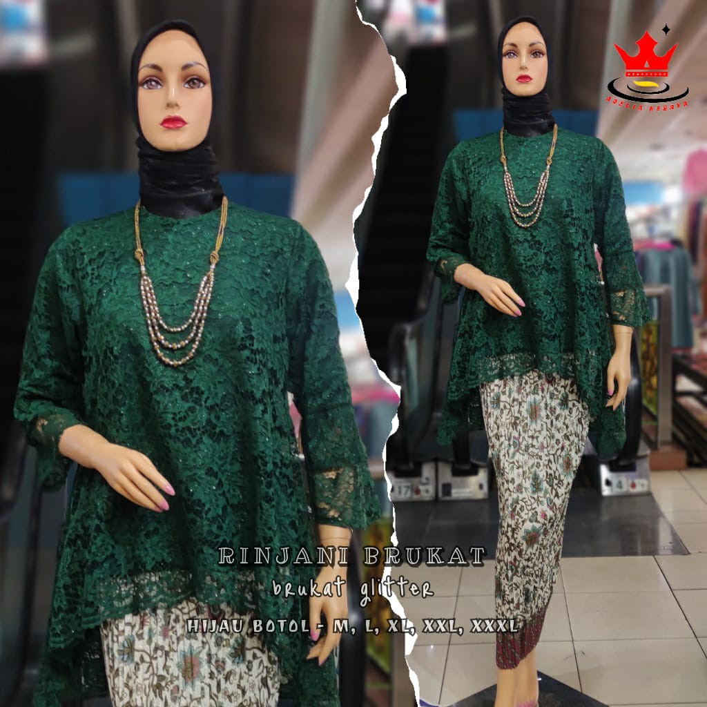 Jual (COD) Kheisa Collection - Setelan Kebaya Rinjani Brukat Jumbo ...