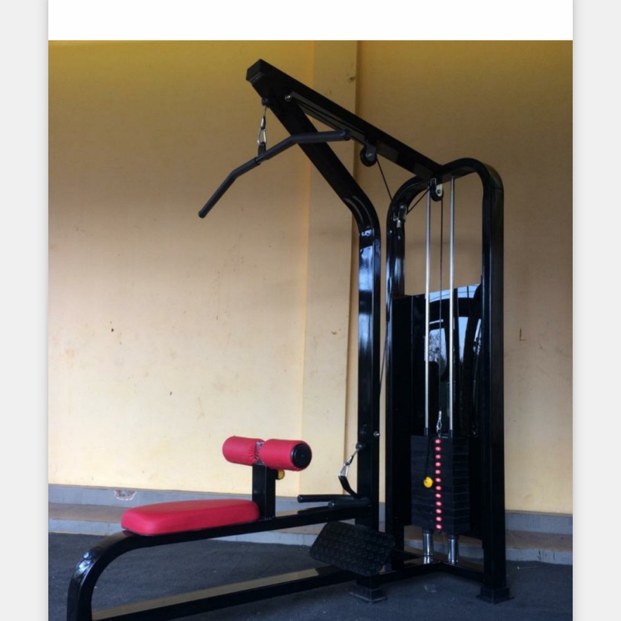 Jual ALAT FITNESS GYM LAT PULL DOWN PLUS ROWING BISA COD | Shopee Indonesia