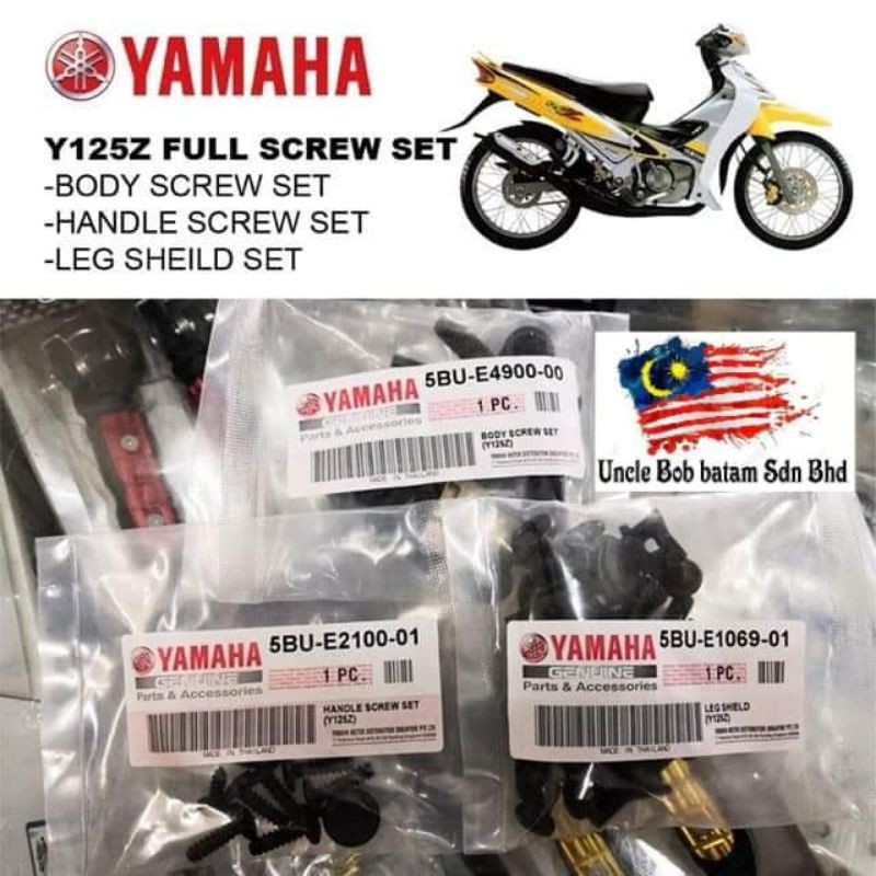 Jual baut body set Yamaha 125z /125zr original | Shopee Indonesia