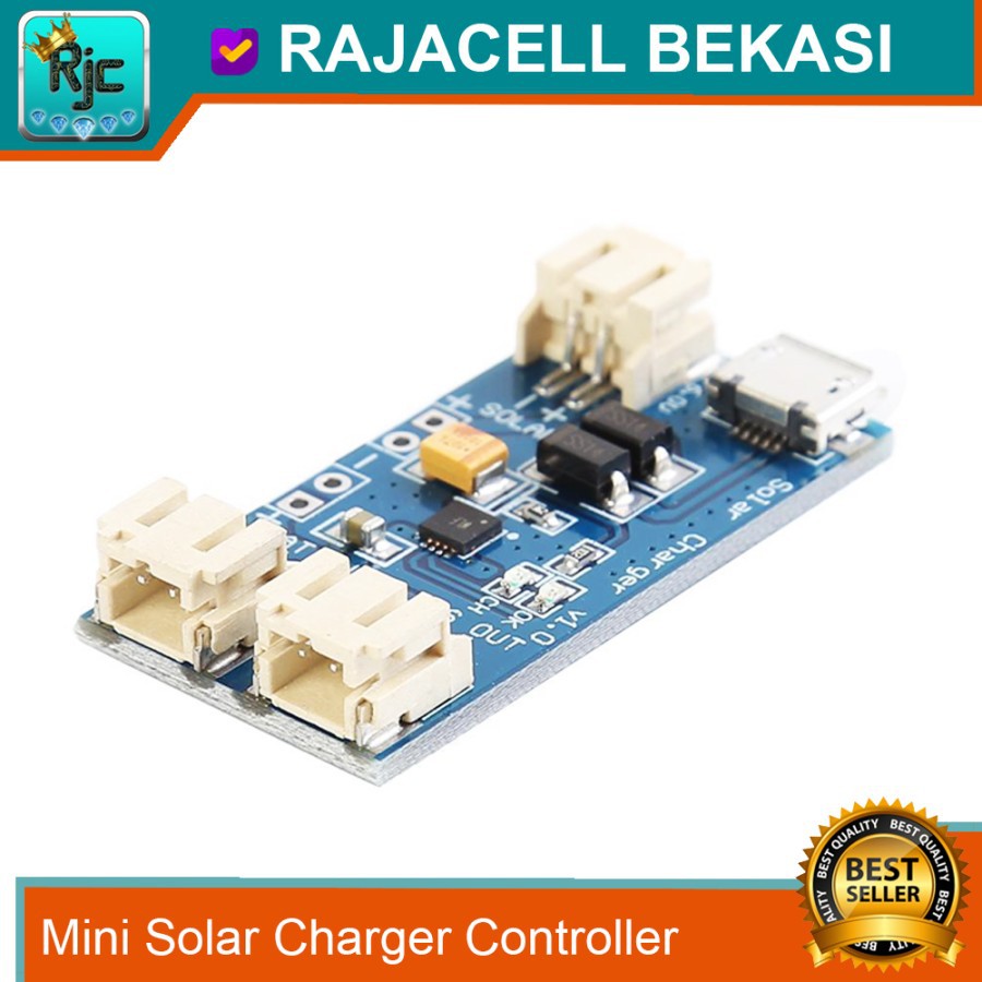Jual Mini Solar Charge Controller for Baterai Lipo Lithium 18650 ...