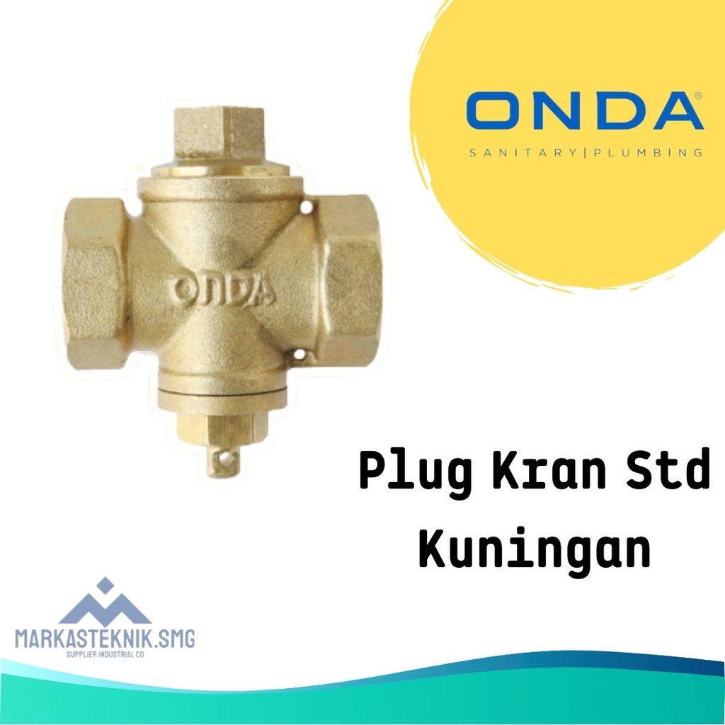 Jual PLUG KRAN ONDA STD 1/2" inch Kuningan / Brass | Shopee Indonesia