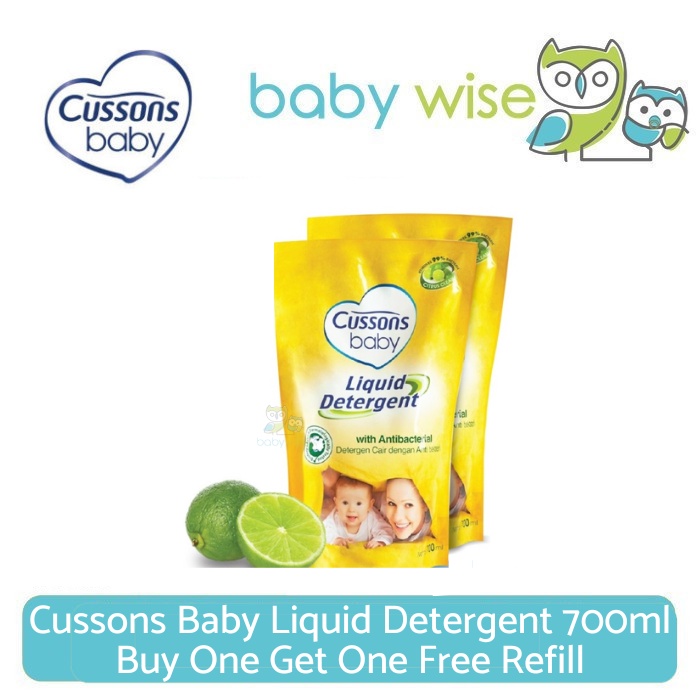 Jual Cussons Baby Liquid Detergent 700ml Buy One Get One Free Refill ...