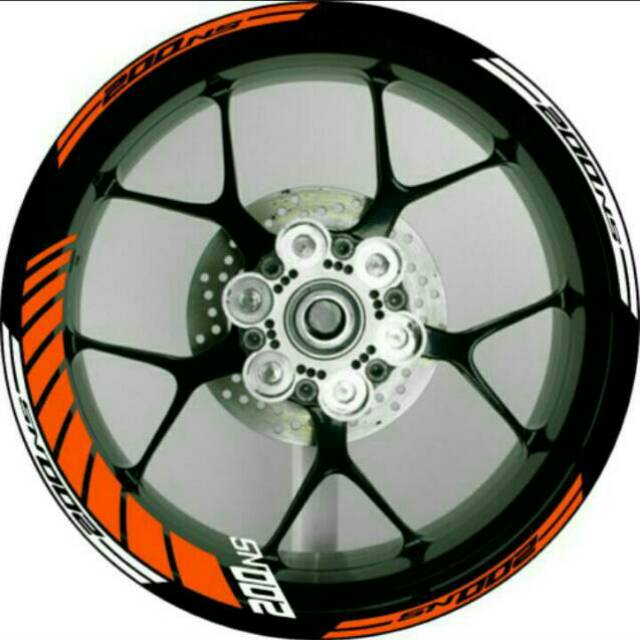 Jual Stiker velg motor Kawasaki 200NS model motoflag motogp gp1uk velg ...
