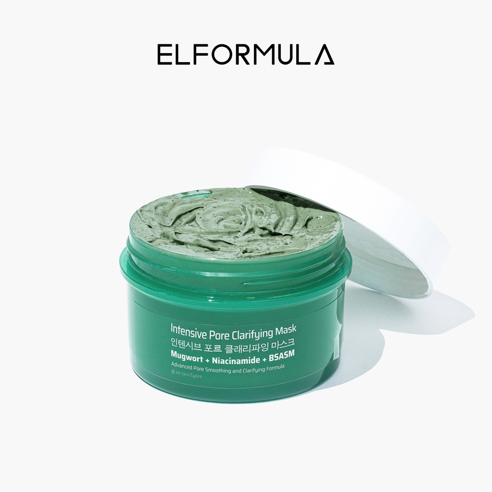 Jual ELFORMULA Intensive Pore Clarifying Mask 100ml - Mugwort Clay Mask ...