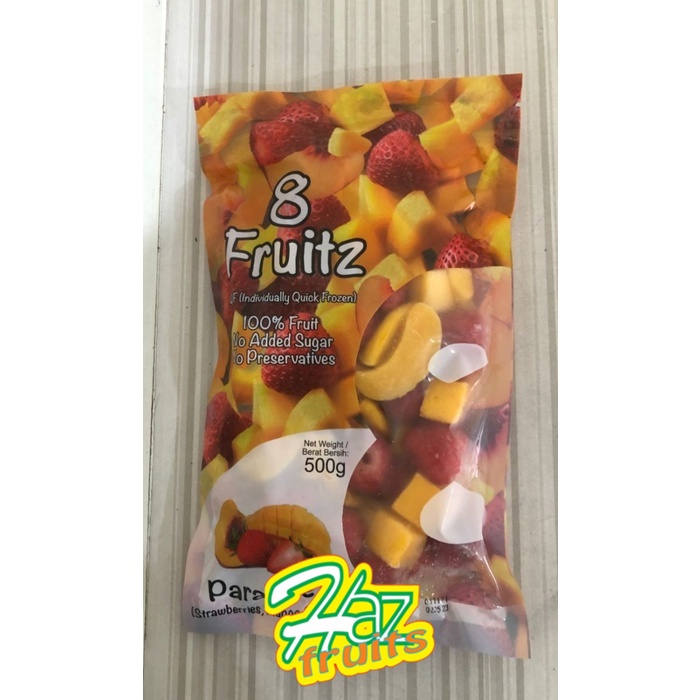Jual 8 fruitz Frozen Paradise Trio 500Gram | Shopee Indonesia