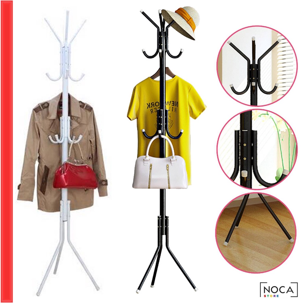 Jual Stand Hanger Tegak Berdiri Gantungan Serbaguna Topi Jaket Baju Jas ...