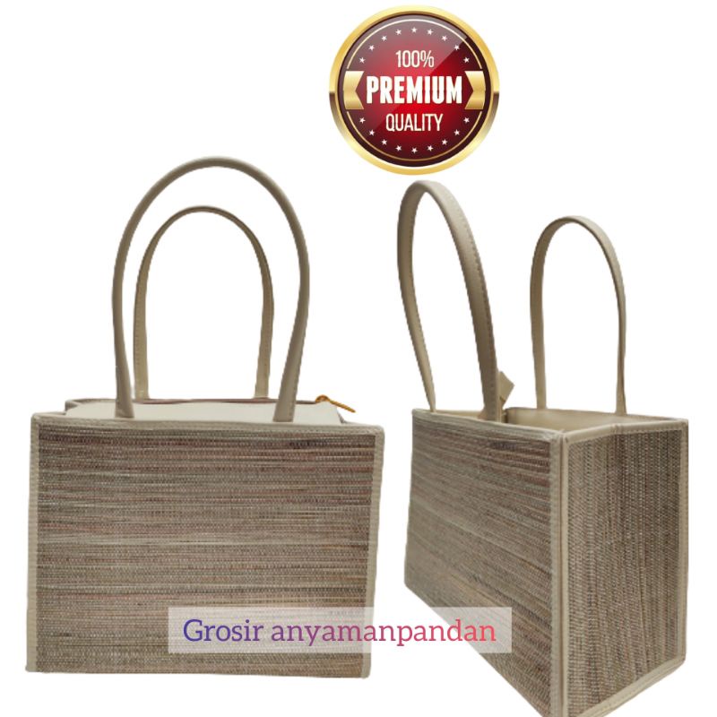 Jual TAS FULL MENDONG SLETING KOTAK tas parcel tas anyaman tas pandan ...