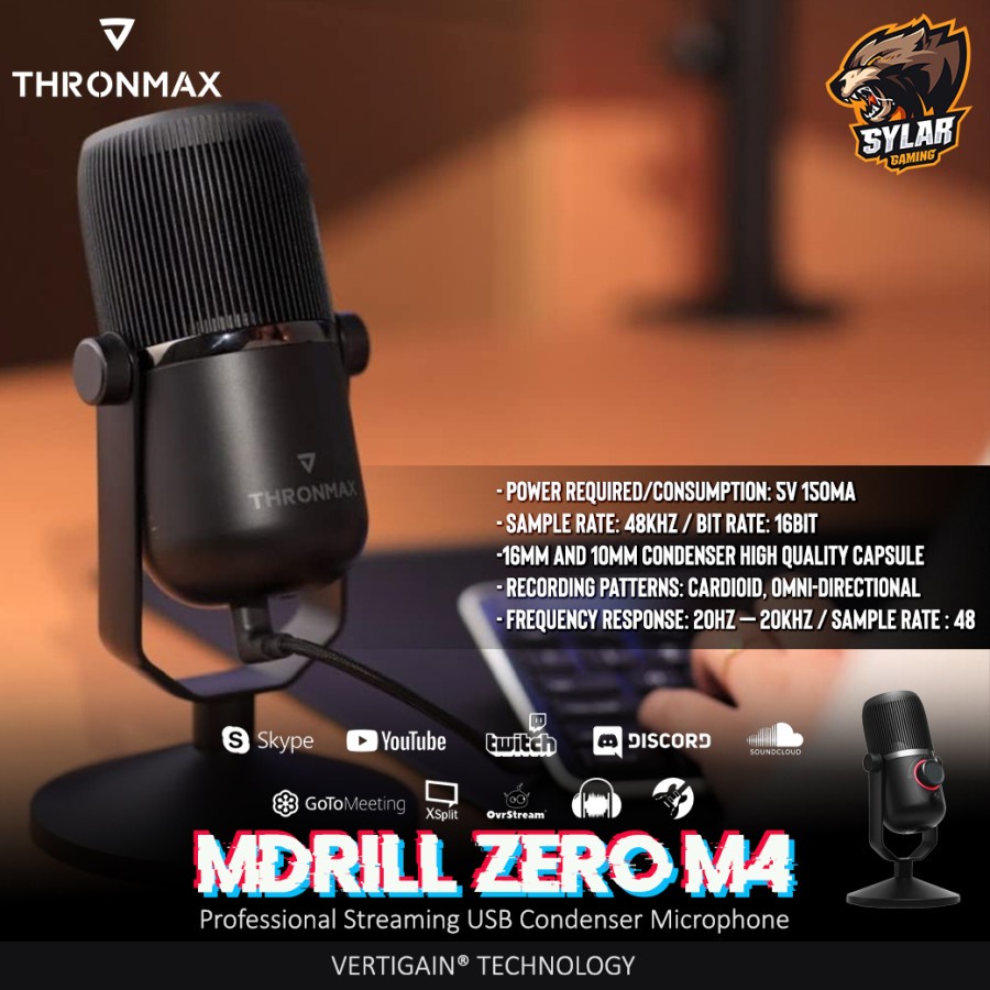 Jual Thronmax MDRILL ZERO M4 USB Condenser Microphone | Shopee Indonesia