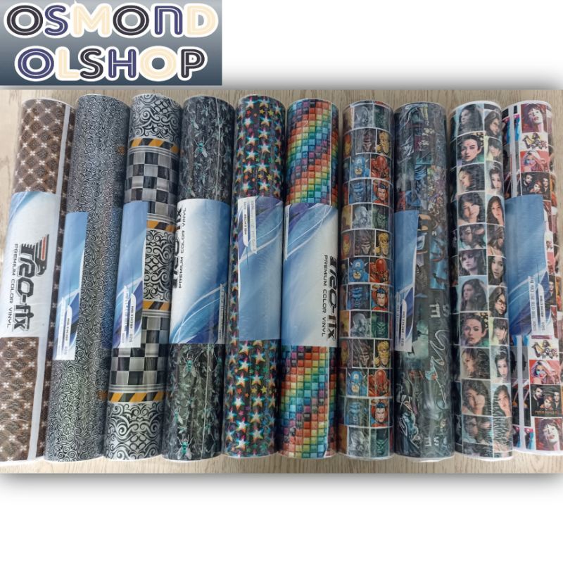 Jual Stiker Profix Motif Karakter Super Hero, Batik, Celebrity (Meteran ...