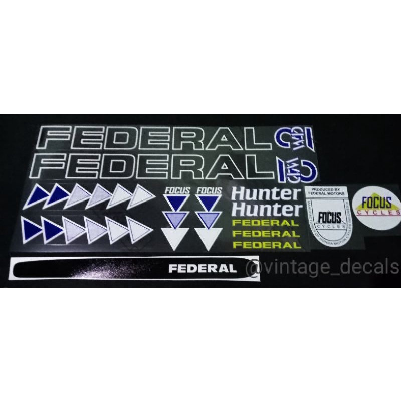 Jual sticker sepeda FEDERAL HUNTER FOCUS | Shopee Indonesia