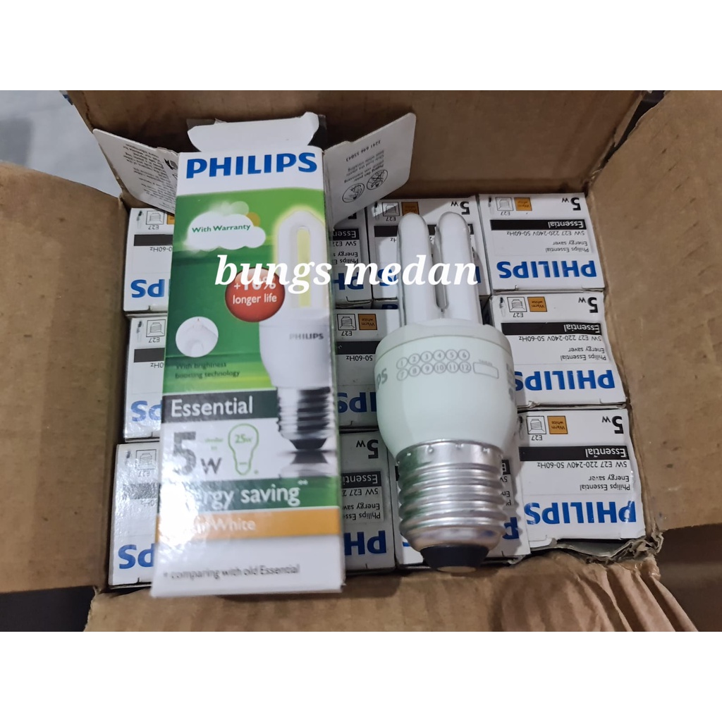 Jual LAMPU PHILIPS ESSENTIAL 5w 5 Watt 5watt KUNING PLC BOHLAM 5 W WW ...