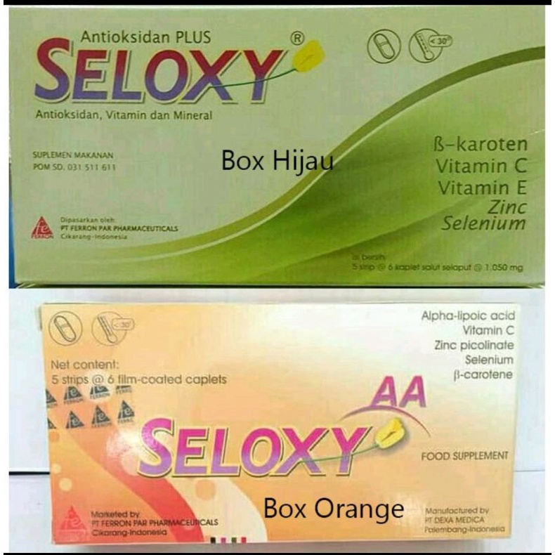 Jual Seloxy AA SUPLEMEN KULIT DAN ANTIOKSIDAN | Shopee Indonesia