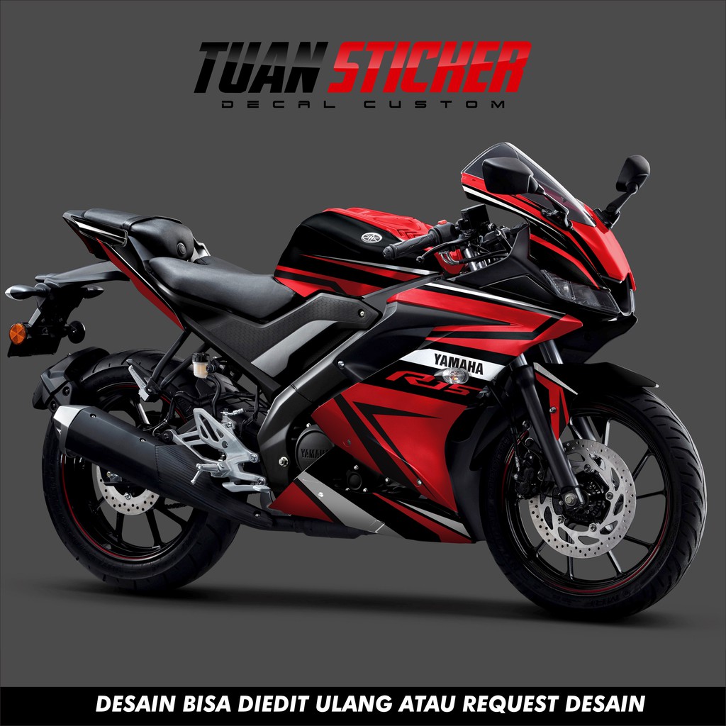 Jual Sticker Striping Decal Yamaha R15 V3, Sticker Decal R15 V3 ...