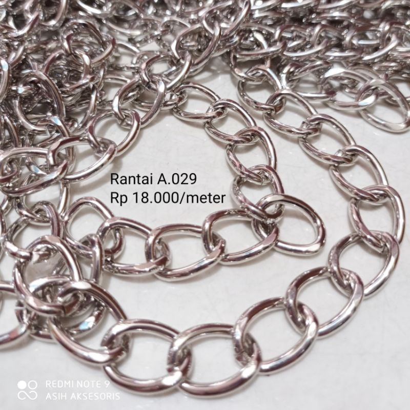 Jual Rantai tali tas A029 per meter ( Tanpa kait) | Shopee Indonesia