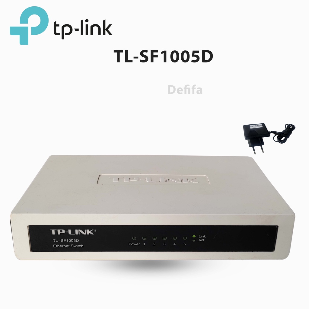 Jual TP-LINK TL-SF1005D 5-Port 10/100Mbps Desktop HUB Switch | Shopee ...