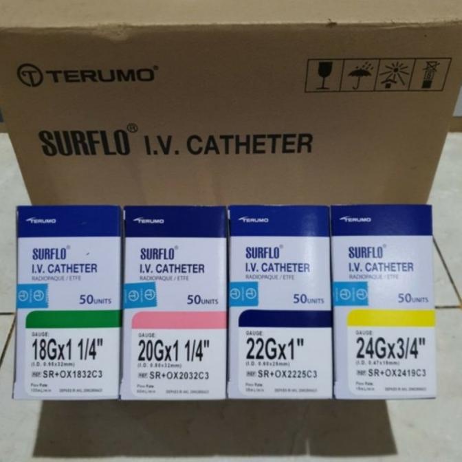 Jual Surflo IV Catheter Terumo Abocath Terumo IV Catheter Terumo ...