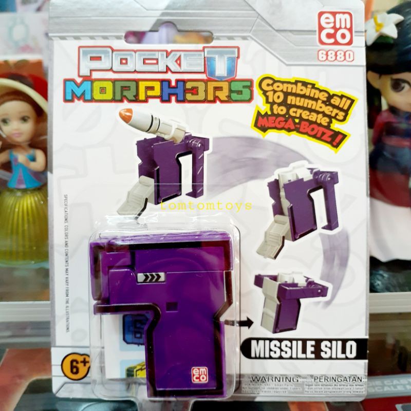 Jual Emco POCKET MORPHERS Mainan Robot Angka Numbers MegaBotz ...