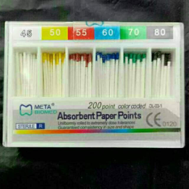 Jual paper point dental / paper point gigi #45-80 | Shopee Indonesia