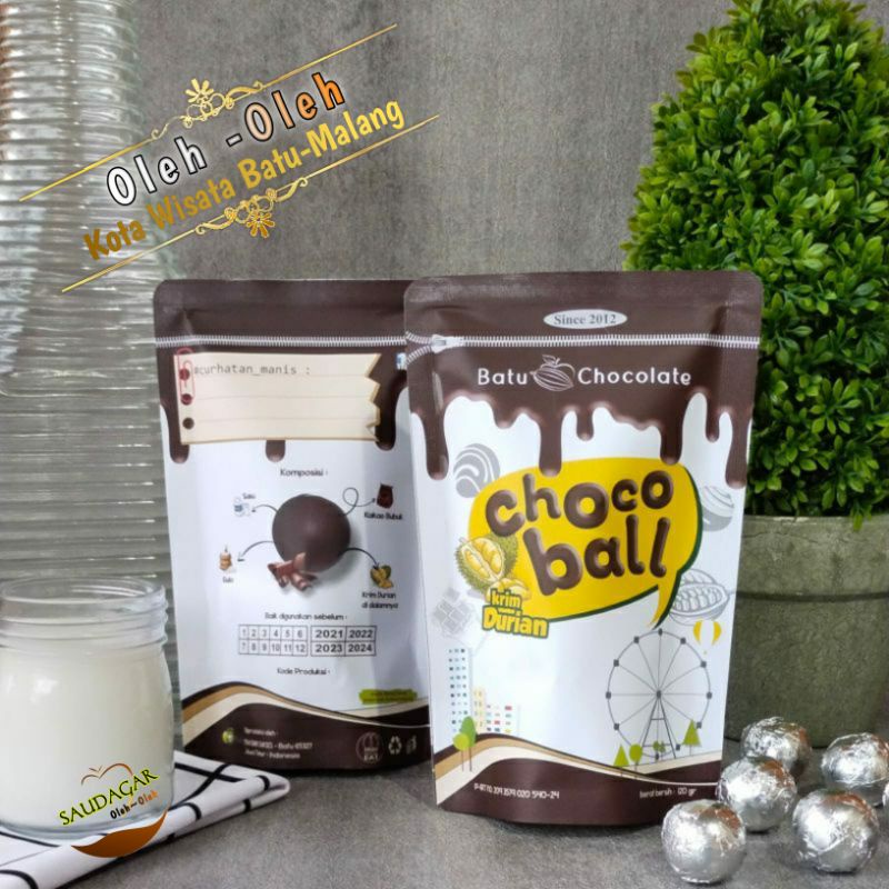 Jual OLEH-OLEH KHAS MALANG_CHOCO BALL DURIAN | Shopee Indonesia