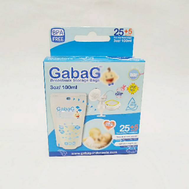 Jual Gabag Kantong Asi biru 100ml / kantong asi gabag 100ml | Shopee ...