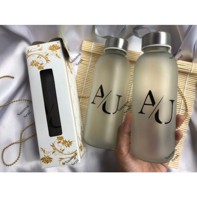 Jual Souvenir Botol Minum Kaca Doff 420ml Botol Tumbler Dove Botol ...