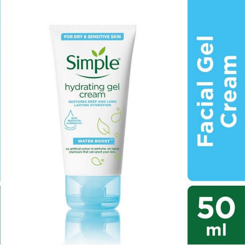 Jual SIMPLE Water Boost Hydrating Gel Cream 50ML BPOM (READY STOCK ...