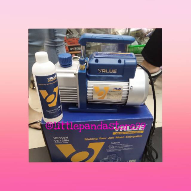 Jual Vacum Pump AC Merk Value VE 115 Vacuum AC Ukuran 1/4pk | Shopee ...