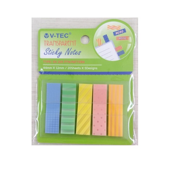 Jual V-TEC STICKY NOTES SN-205 PTN/PATTERN | Shopee Indonesia