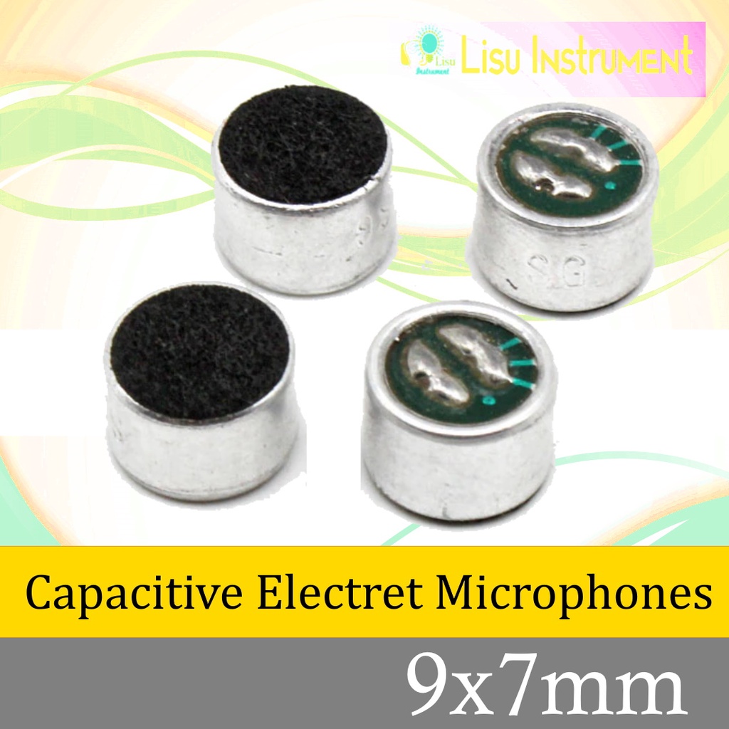 Jual Microphones 9x7mm Capacitive Electret Mic 9*7mm | Shopee Indonesia