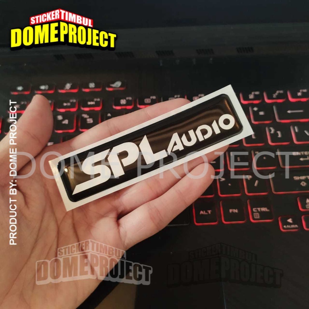 Jual EMBLEM STIKER SOUND SPL AUDIO STIKER AUDIO STICKER LENTUR 3D ...