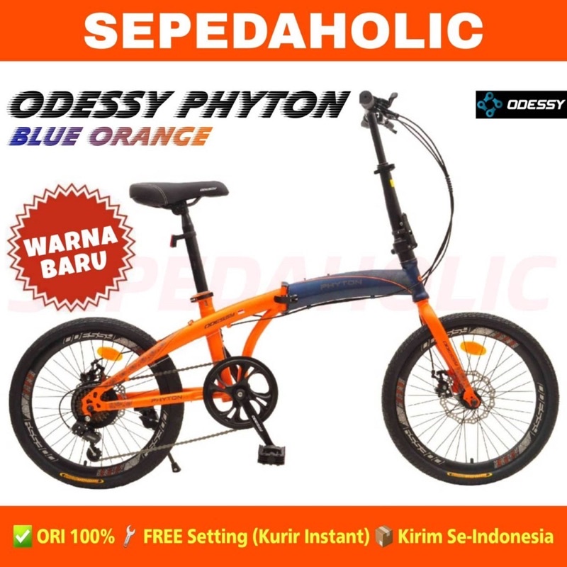Jual Sepeda Lipat ODESSY PHYTON Ukuran 16 dan 20 Inch | Shopee Indonesia