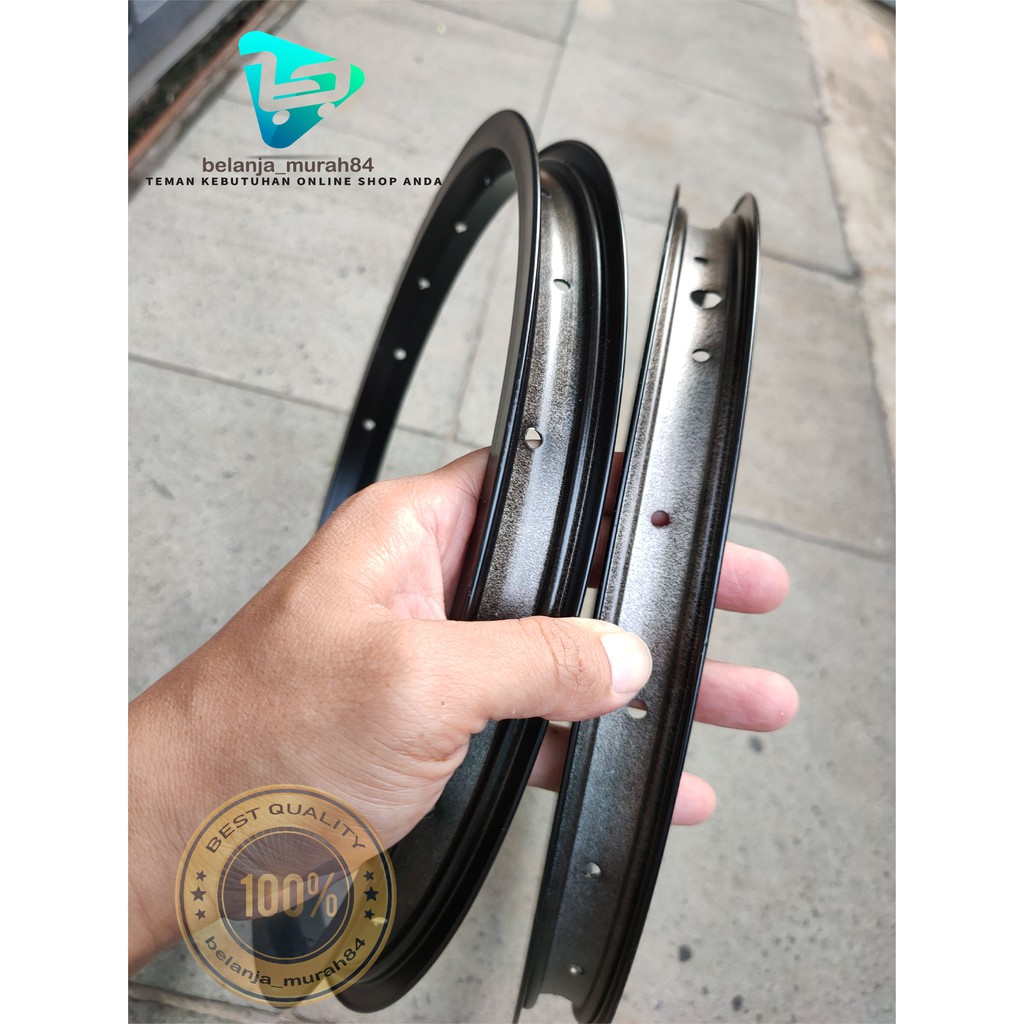 Jual Velg Rim Sepeda 16 Alloy Hitam (Sepasang) | Shopee Indonesia
