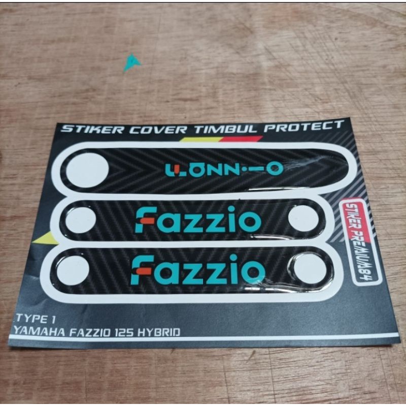 Jual sticker timbul yamaha fazzio / embelm yamaha fazio / variasi ...