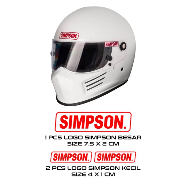 Jual 1 Set Sticker Helm Simpson | Shopee Indonesia