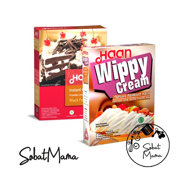 Jual Haan Black Forest Kukus 400gr / Whippy Cream 200gr | Shopee Indonesia