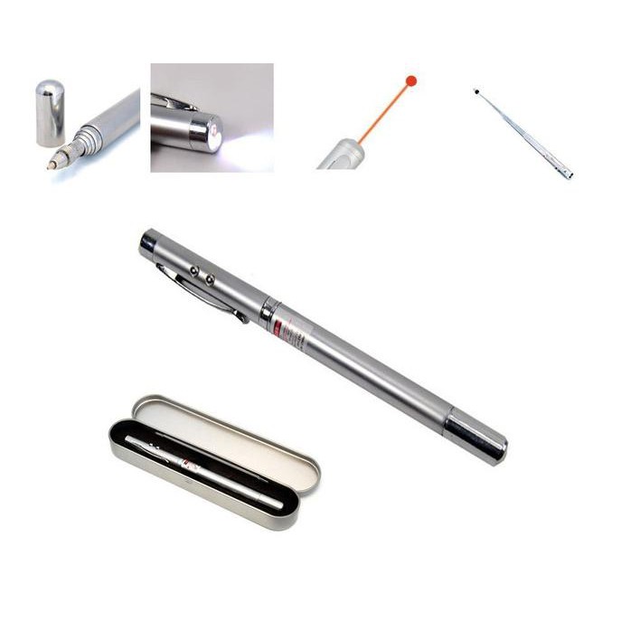 Jual Pulpen Pen Exclusive Pena 5 In 1 Laser Pointer Box Premium ...