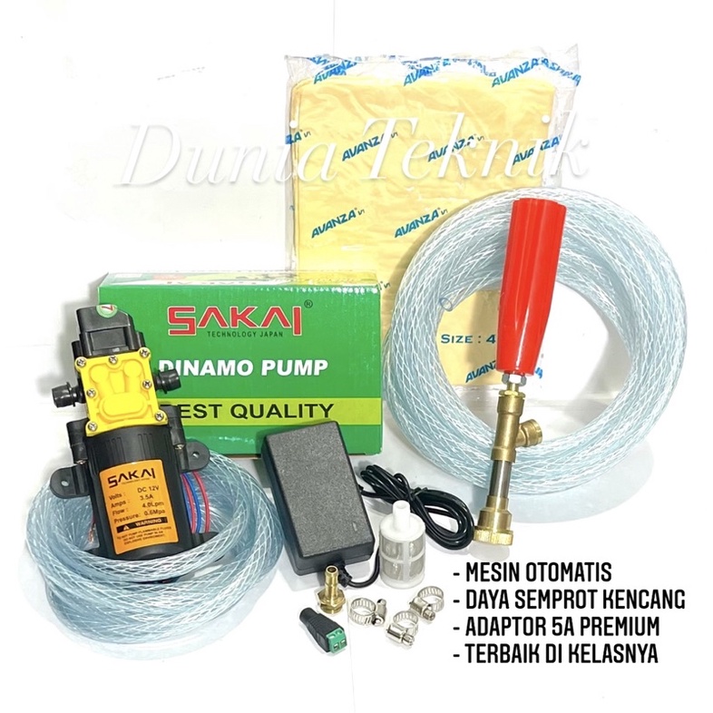 Jual Alat Cuci Motor Portable Set SAKAI Alat Cuci Motor Mobil Mesin ...