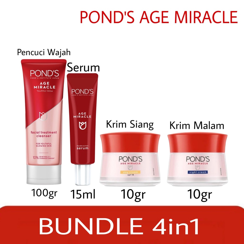 Jual Ponds Miracle Age Series Facial Foam - Serum Retinol | Shopee ...