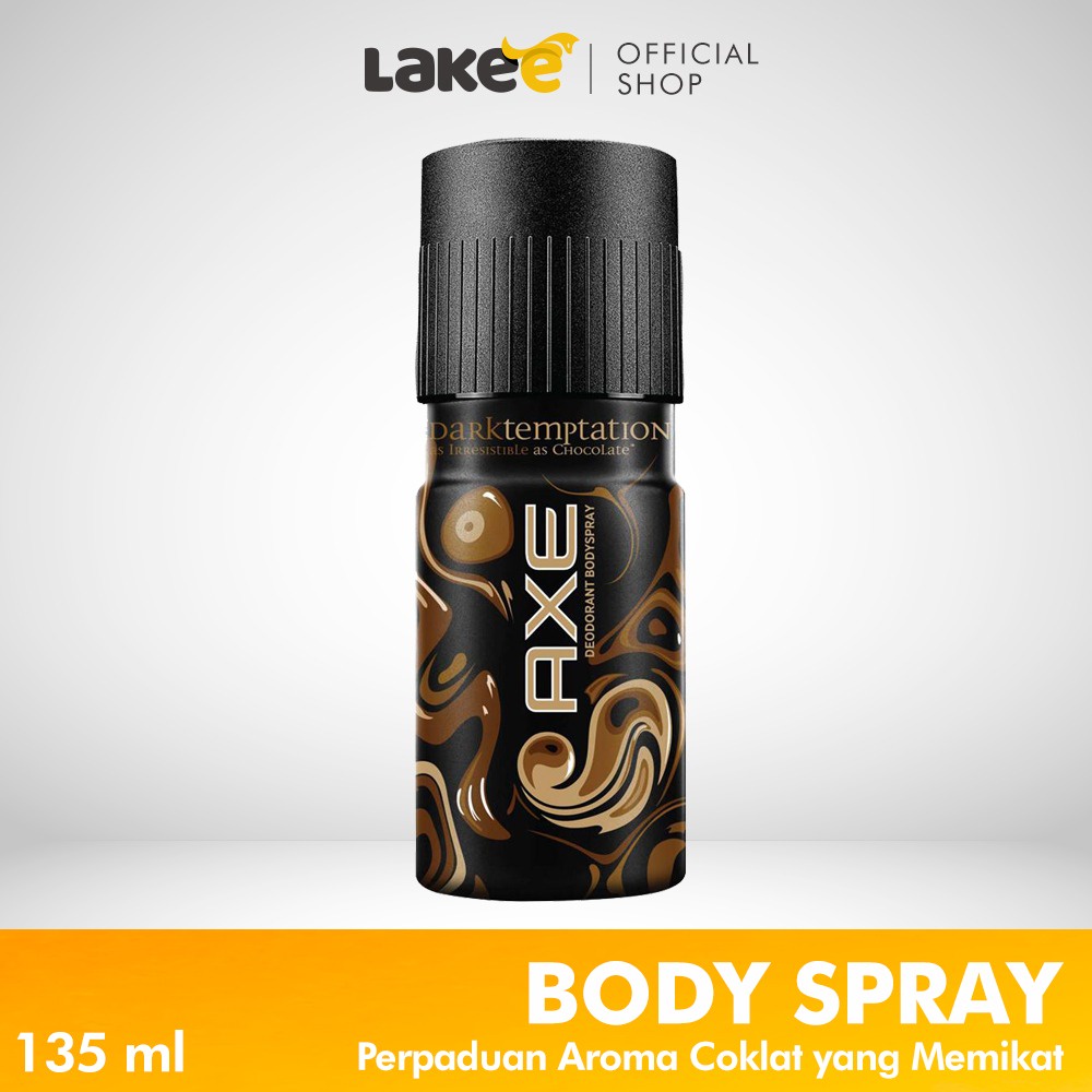 Jual Axe Deodorant Body Spray Pria Dark Temptation 135 Ml | Shopee ...