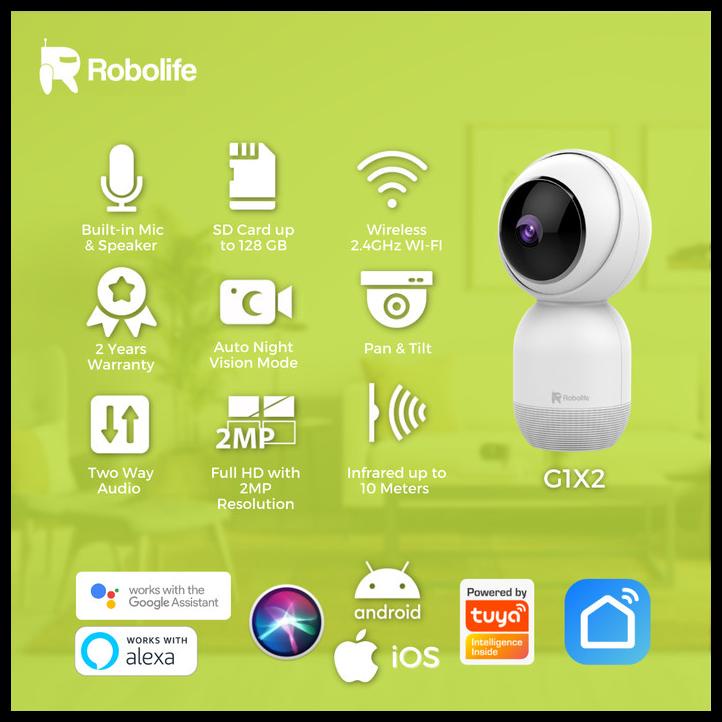 Jual Robolife Smart Ip Cam (Baby Cam / Family Cam) | Shopee Indonesia
