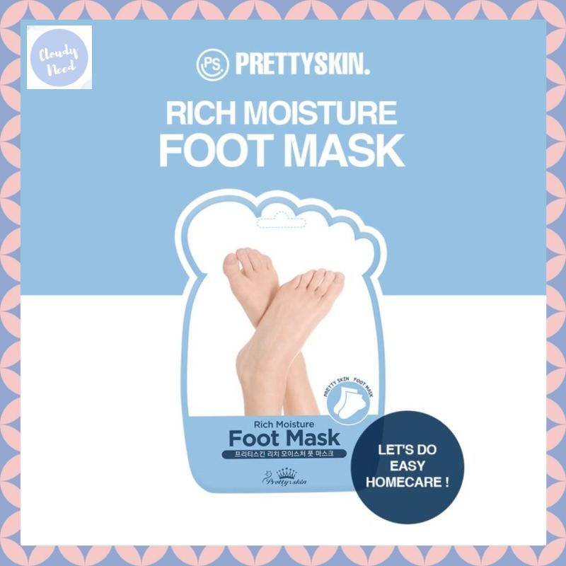 Jual PRETTY SKIN Rich Moisture Foot Mask | Masker Kaki Pelembab ...