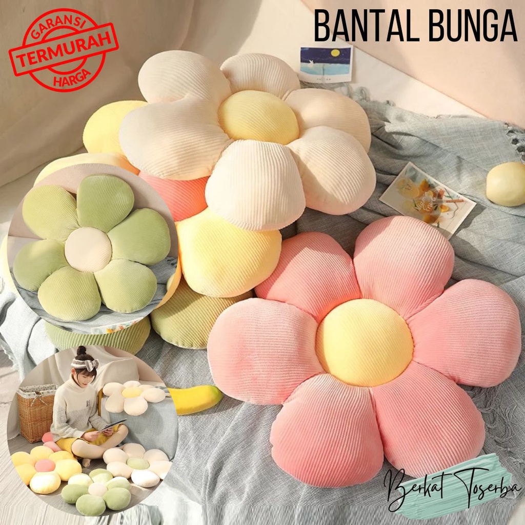 Jual Bantal Sofa Duduk Kursi Buat Lesehan Di Lantai Motif Bunga Ukuran ...