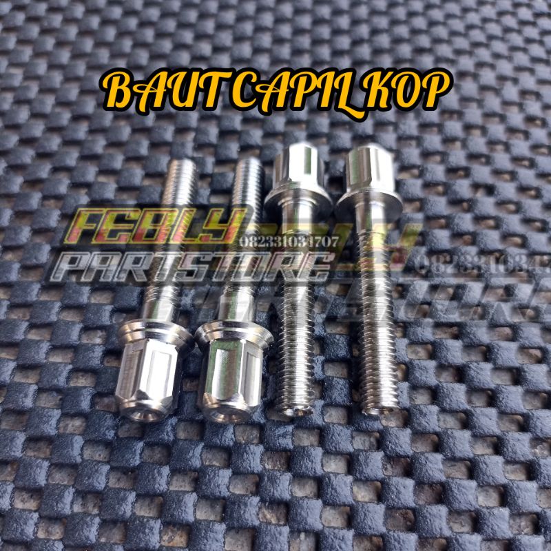 Jual BAUT CAPIL HEAD KOP CB GL MEGAPRO TIGER GL100 BAUT STAILESS KOP CB GL MEGAPRO TIGER GL100 ...