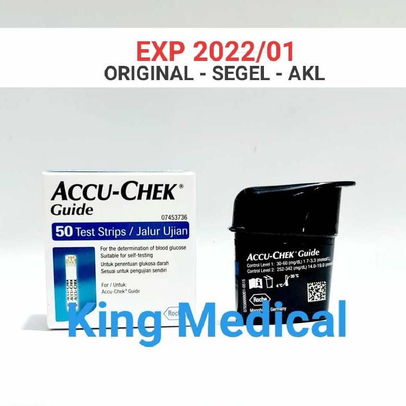 Jual Strip Accu Chek Guide 50 Test Strip/Accu Check Guide Test Strip ...