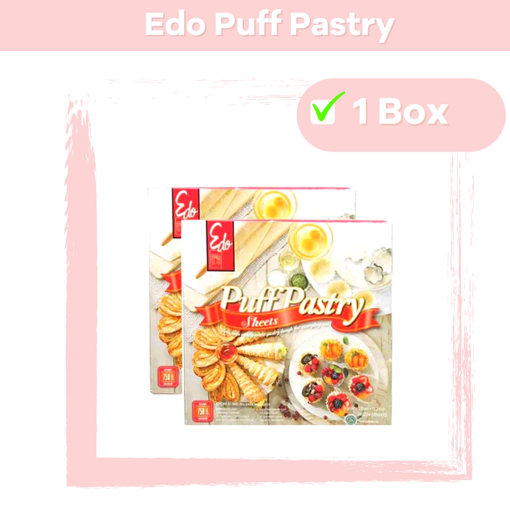 Jual Edo Puff Pastry Sheet Kulit Croissant, Croffle, Zuppa Soup ...